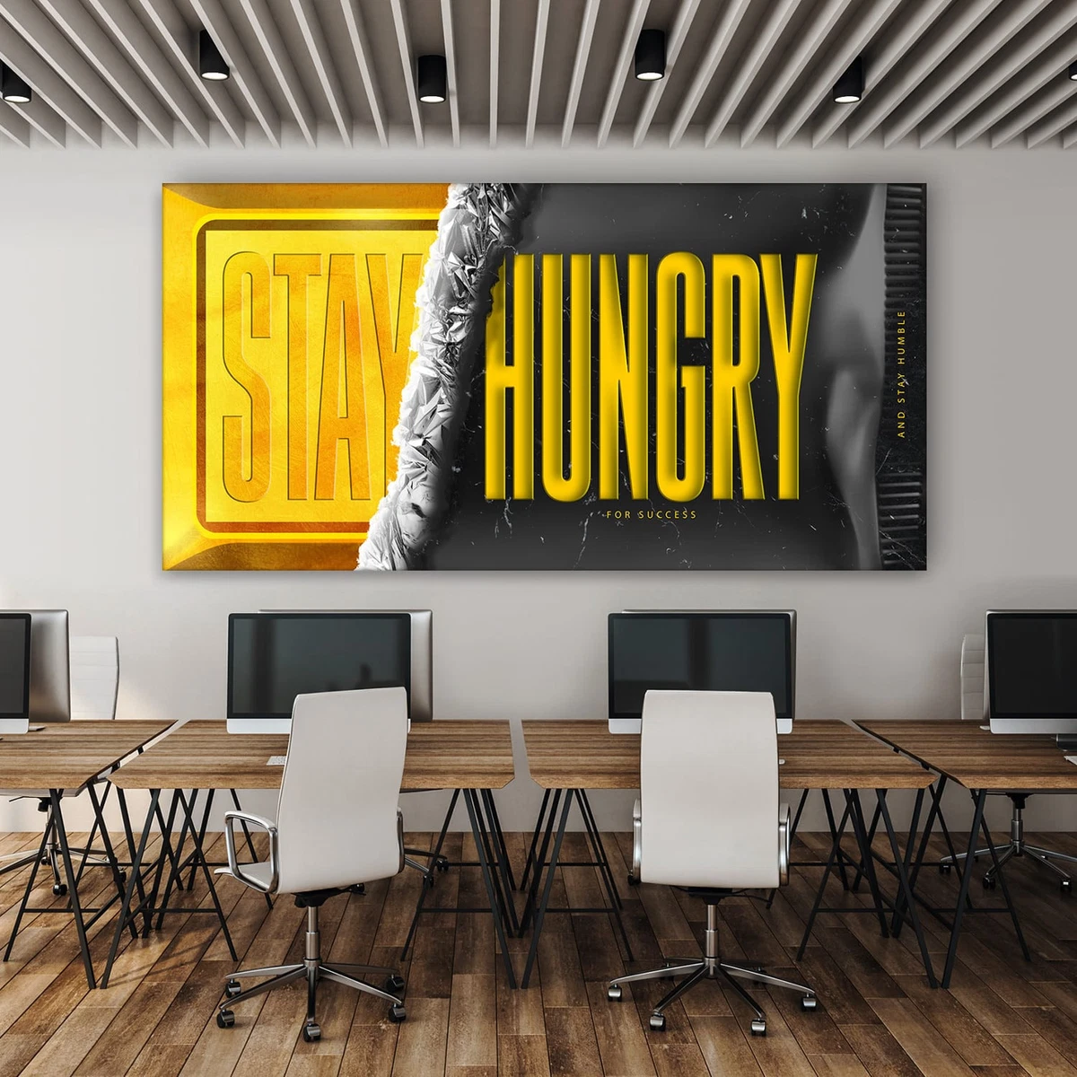 Poster Stay Hungry Always Motivational- UNFRAMED Poster Prints, Wall ...