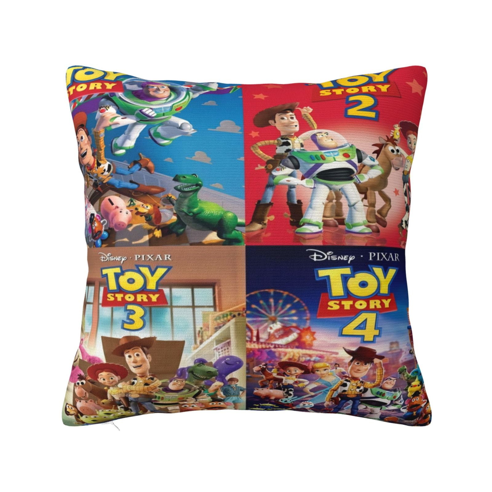 Poster Stop Online Toy Story Pixar Movie Poster Throw Pillow Covers ...