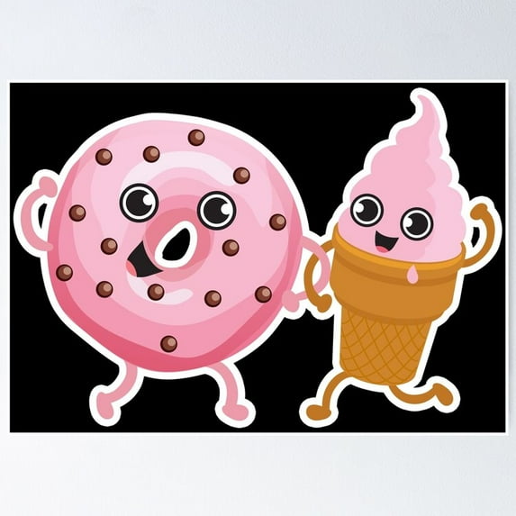 Poster Strawberry Bff Poster - No Framed, Vintage Wall Art, Hot Trend ...