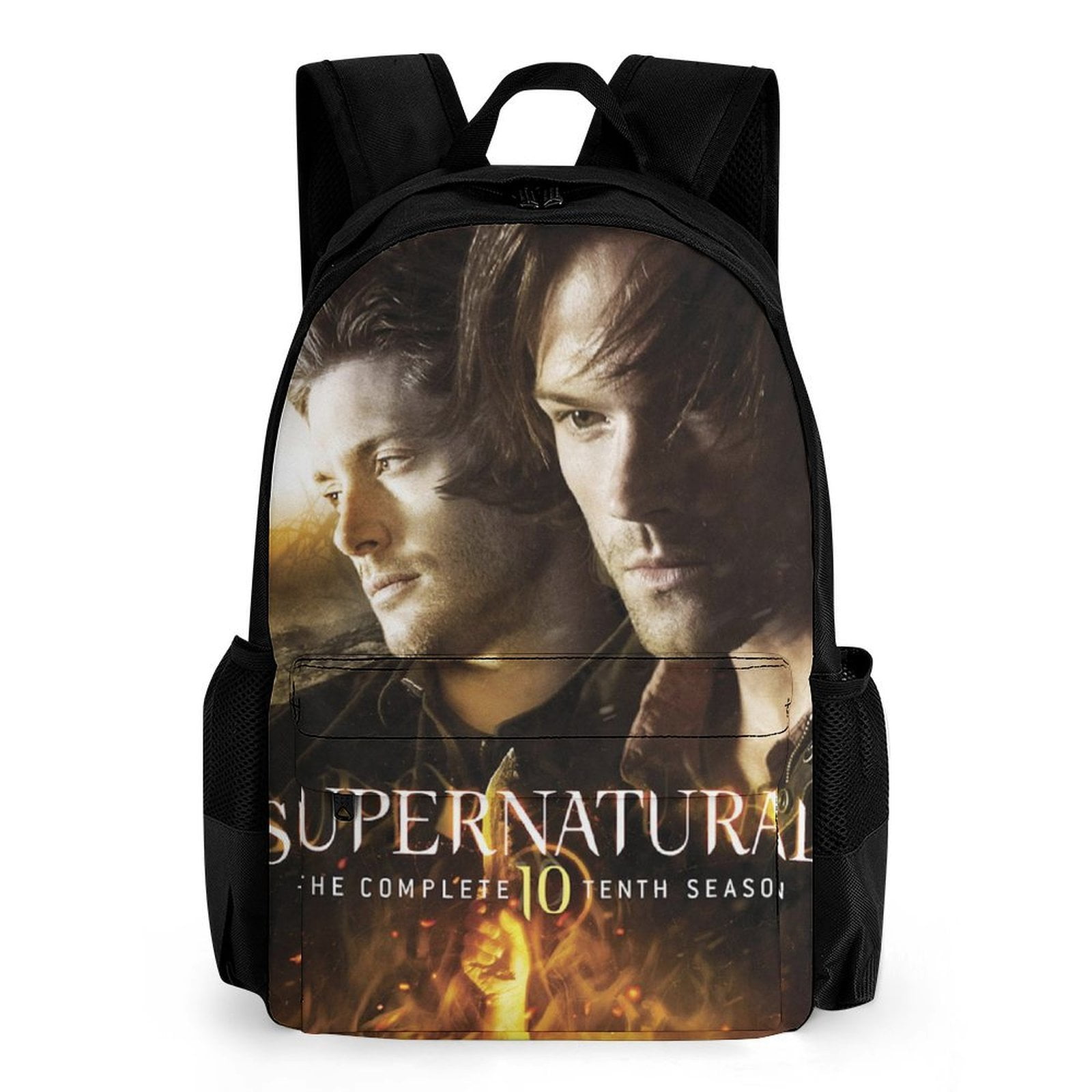 Poster Supernatural School Bag Laptop Backpack Large Capacity Daypack ...