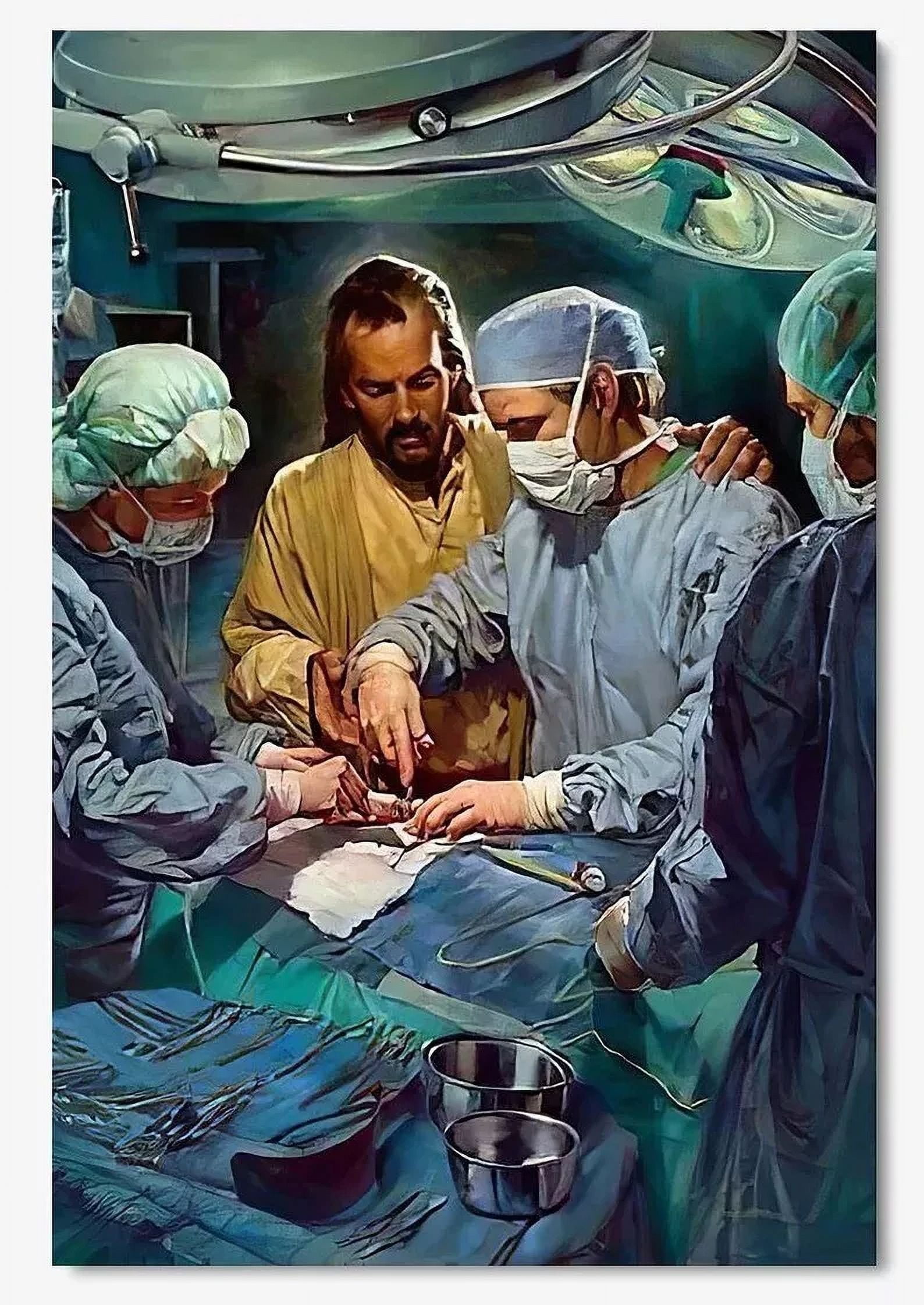 Poster Surgeon Jesus Blessed Operation As, Home Decor Wall Art Print ...