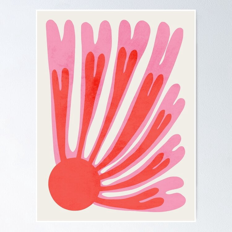 Poster Tart & Amaranth: Wild Flower | Matisse Foliage Paper Cutouts ...