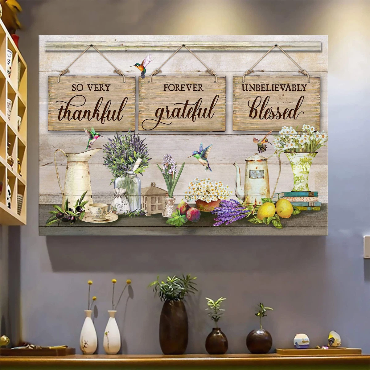 Poster So Very Thankful, Forever Grateful, Unbelievably Blessed - Jesus ...