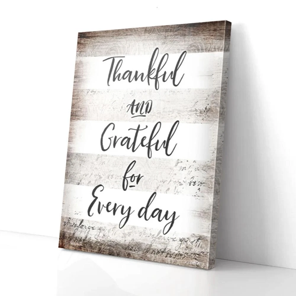 Poster Thankful & Grateful For- UNFRAMED Poster Prints, Wall Art For ...