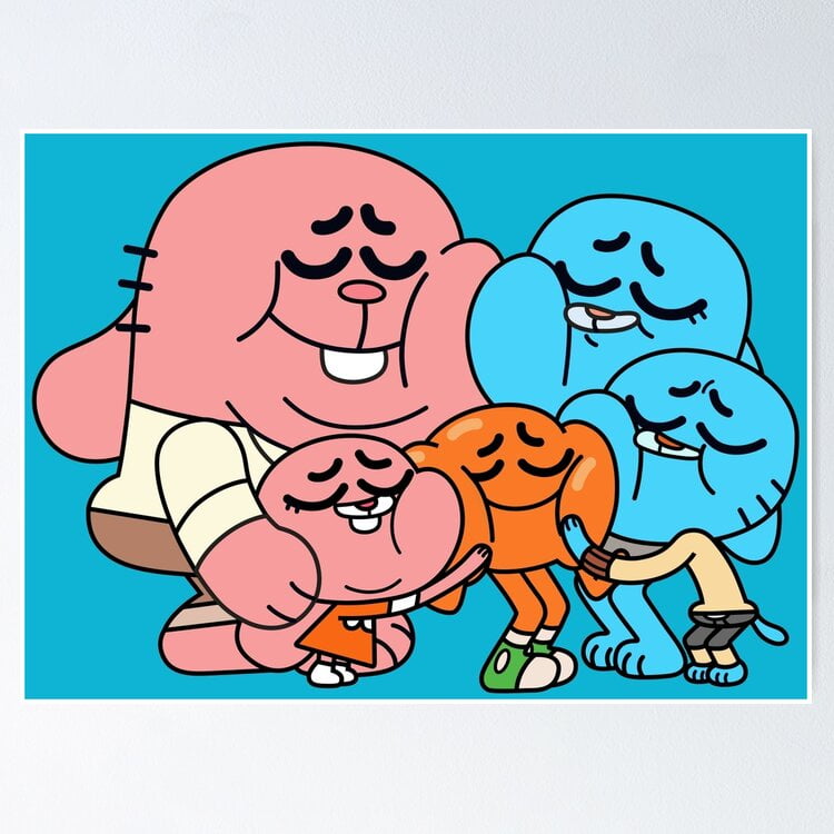 Poster The Amazing World Of Gumball Poster - No Framed, Vintage Wall ...