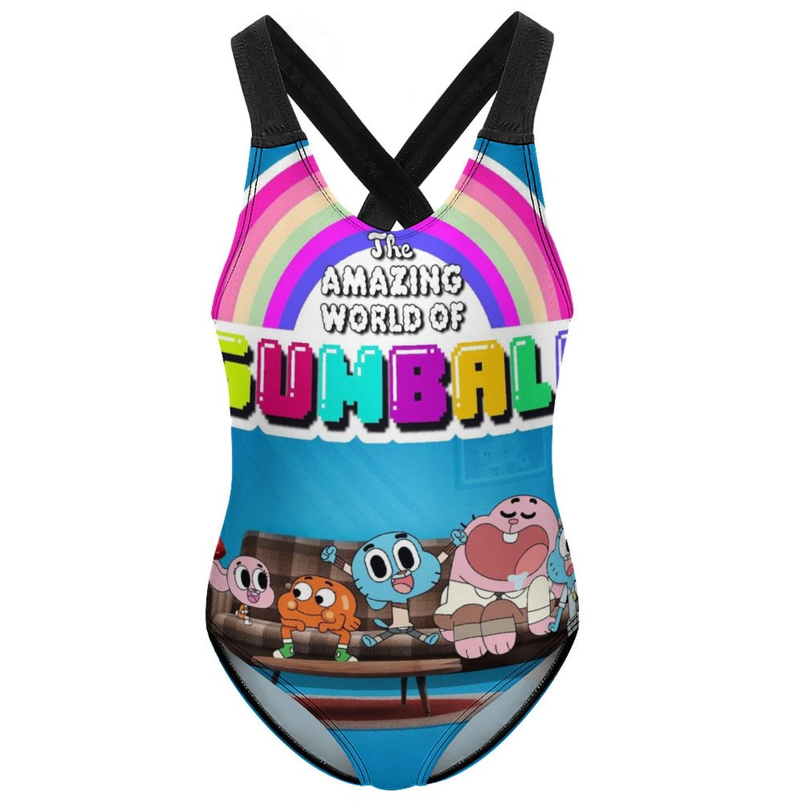 Poster The Amazing World of Gumball Children's One-piece Swimsuit ...
