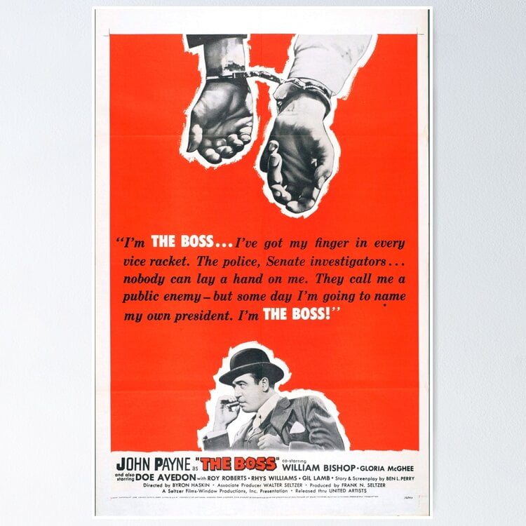 Poster The Boss Vintage Movie - Unframed Poster, 12x18 - Walmart.com