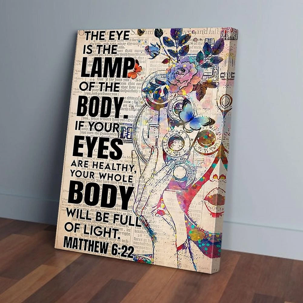 Poster The Lamp Of The Body Optometrist- UNFRAMED Poster Prints, Wall ...