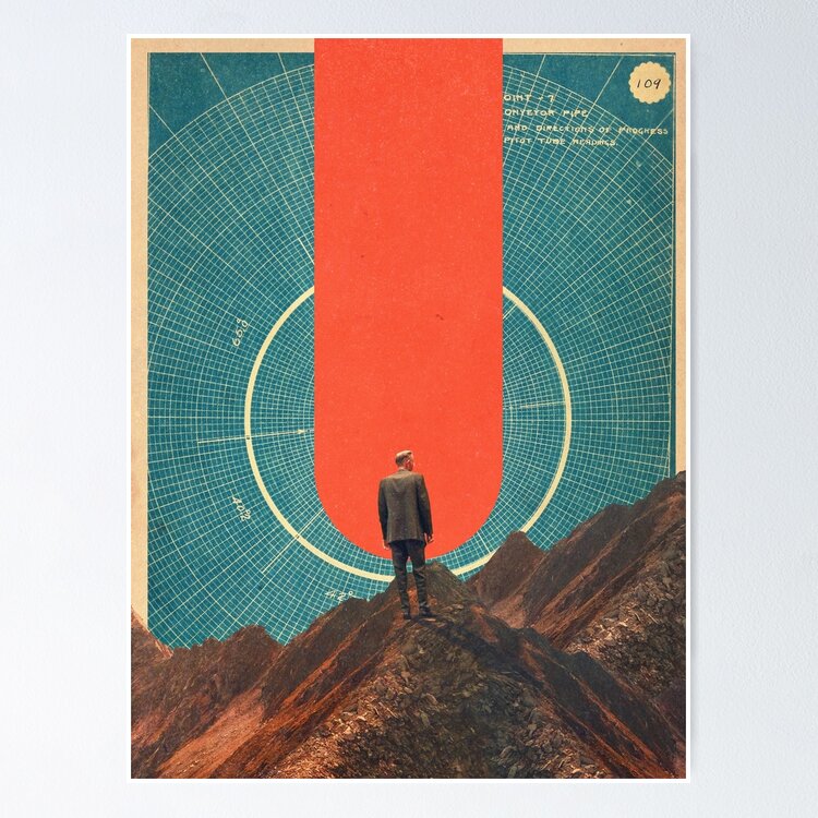 Poster The Only Compass Is Observance Poster No Framed, 12x18 - Walmart.com