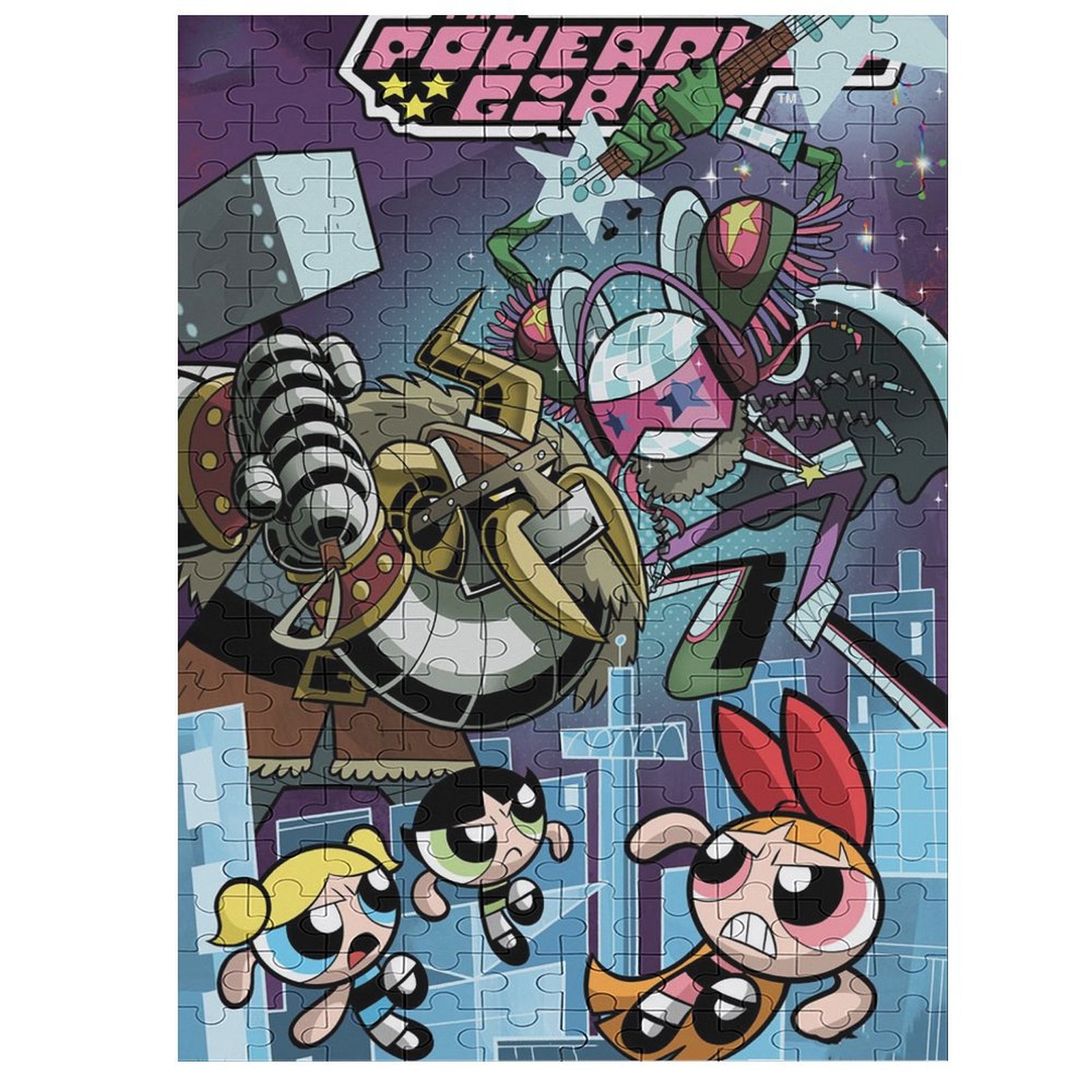 Poster The Powerpuff Girls Wooden Puzzle Home Decoration Interlocking ...