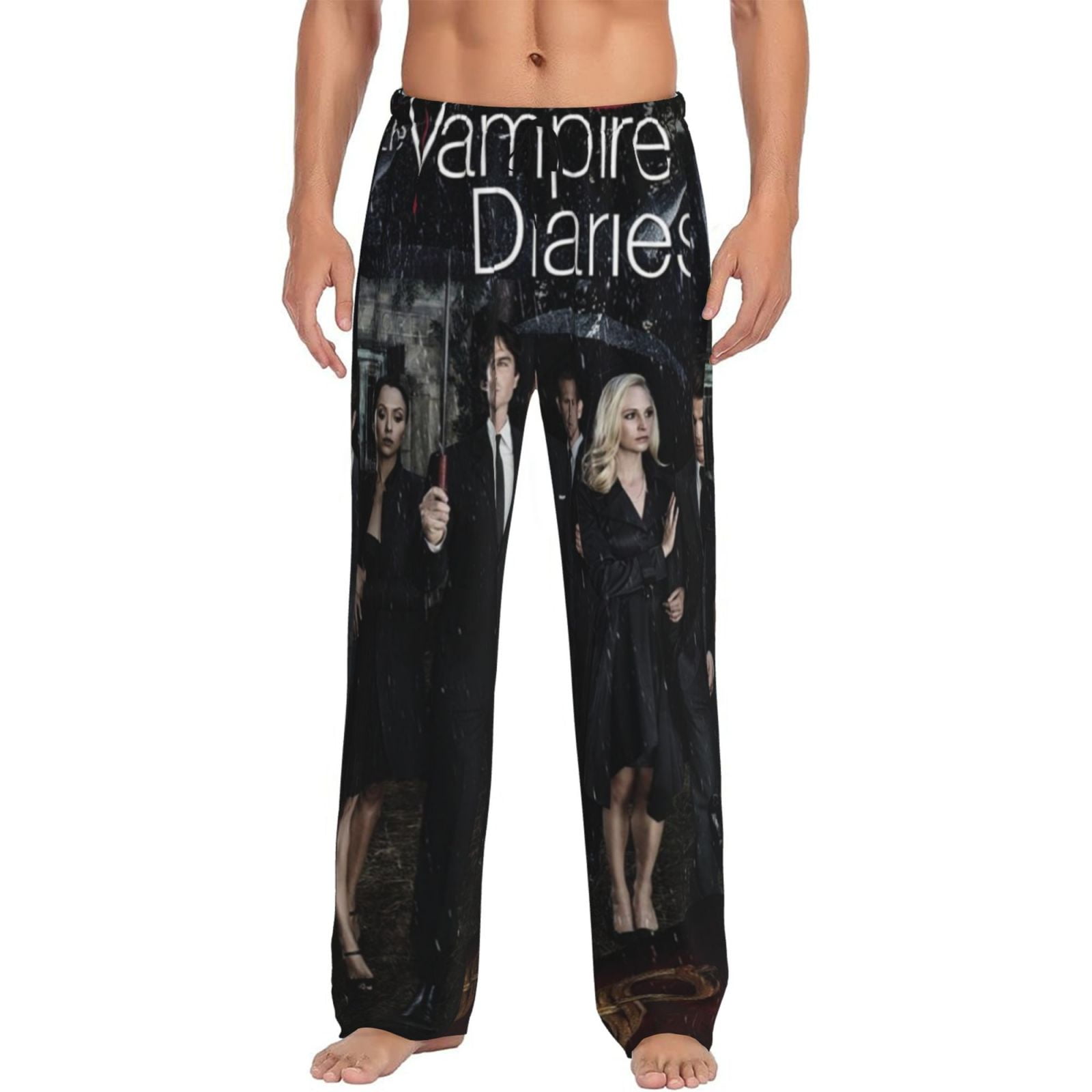 Poster The Vampire Diaries Men's Pajama Pants With Pockets Lounge ...