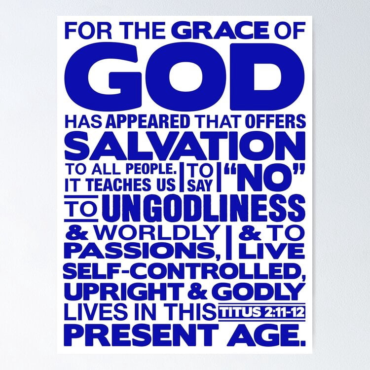 Poster Titus Grace Of God Poster - No Framed, Vintage Wall Art, Hot ...