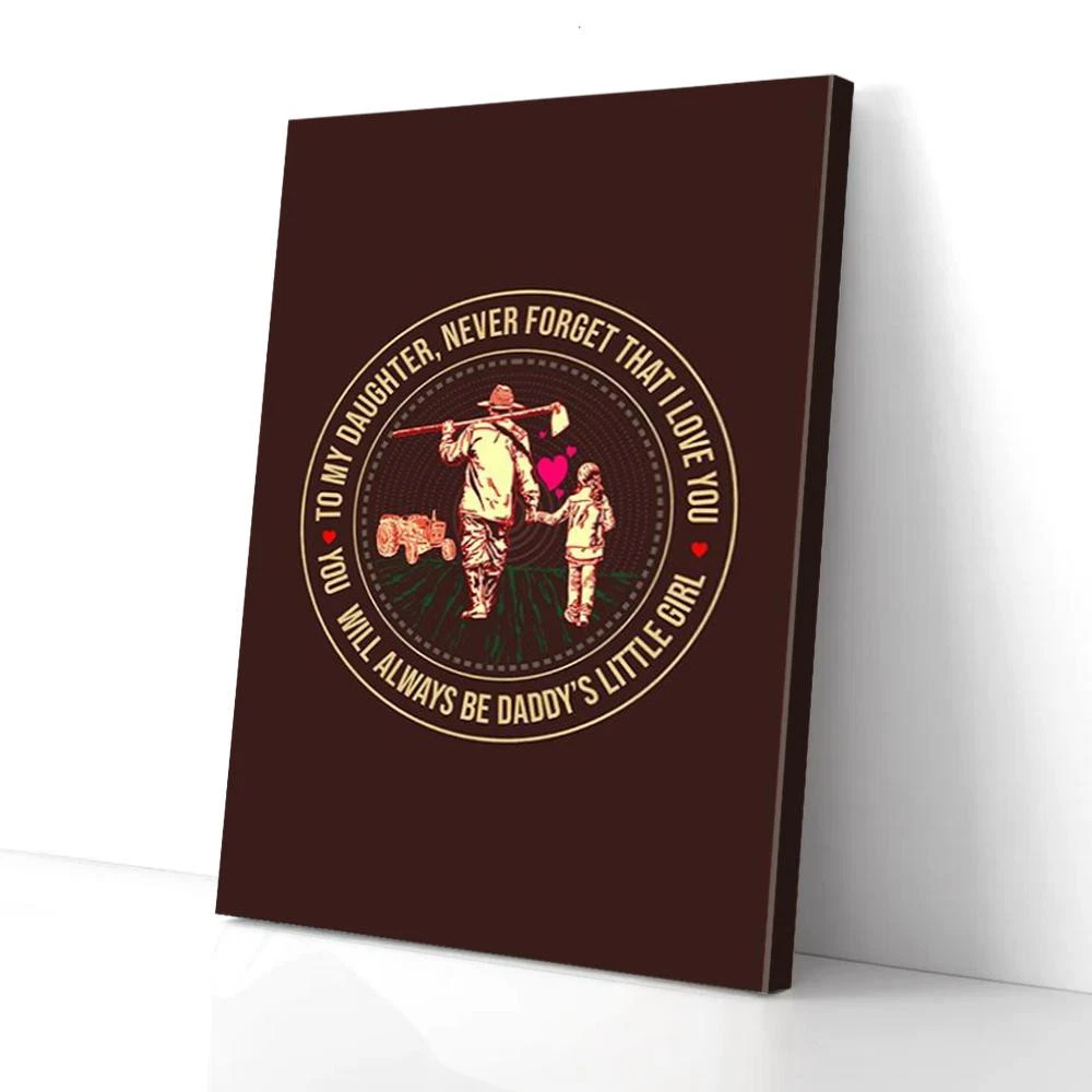 Poster To Myaughterad Farmer- UNFRAMED Poster Prints, Wall Art For Home ...