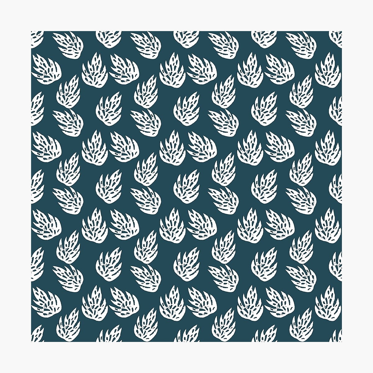 Poster Tropical Leaf Pattern Monstera Leaves Minimal Nature Gifts Dorm ...