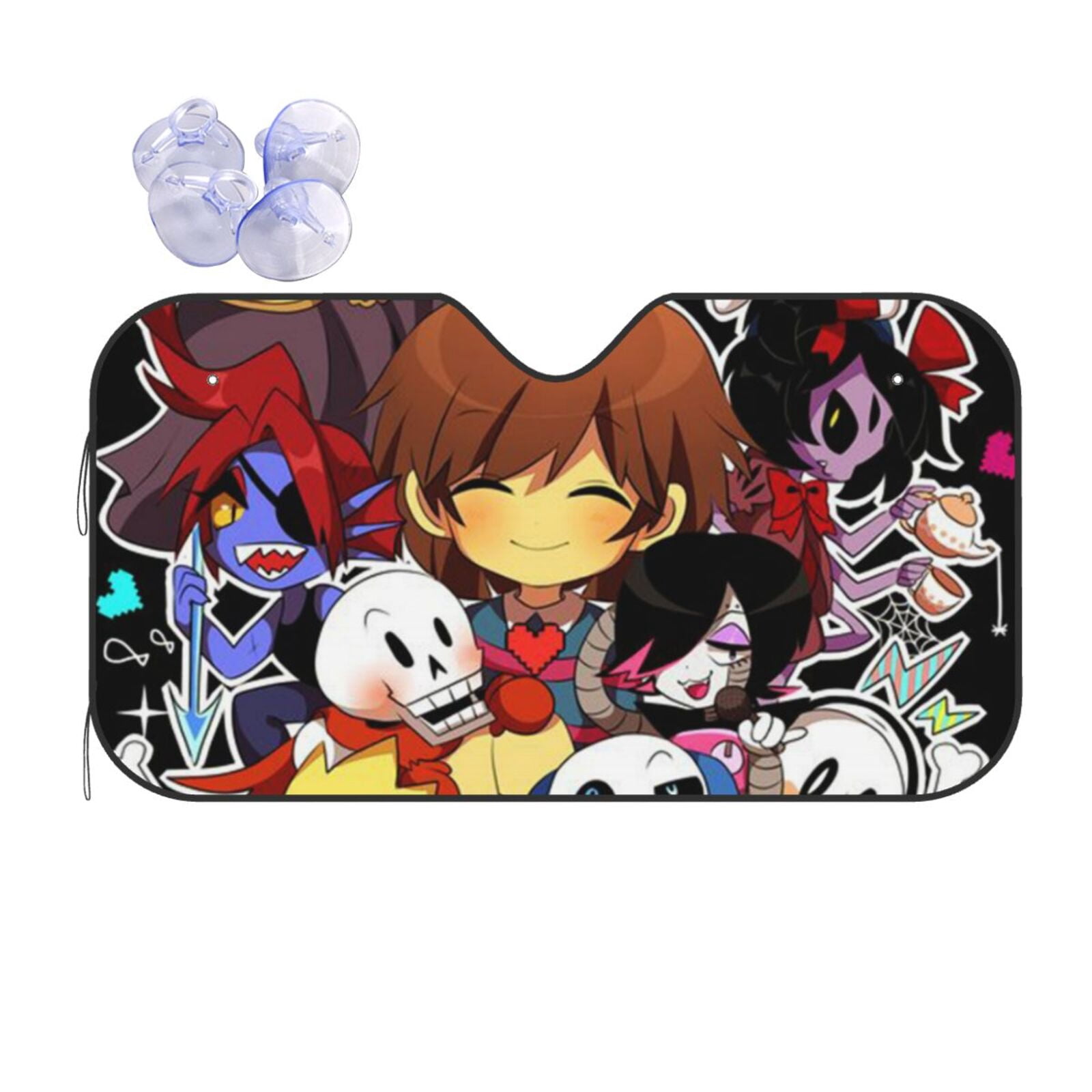 Poster Undertale Game Car Windshield Sun Shade Accessories Foldable ...