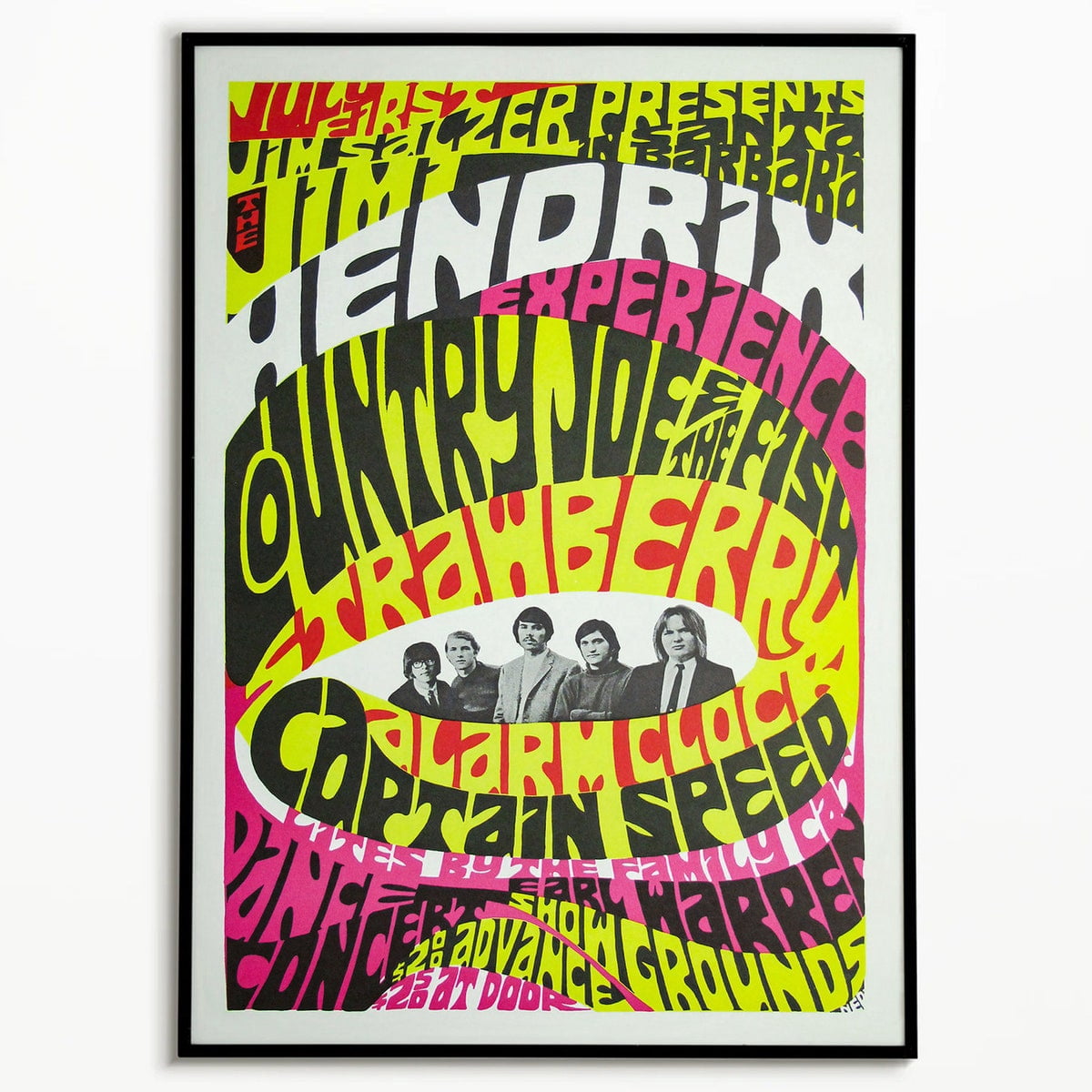 Poster Vintage Hendrix Poster, Vintage Music Poster, Concert Print ...