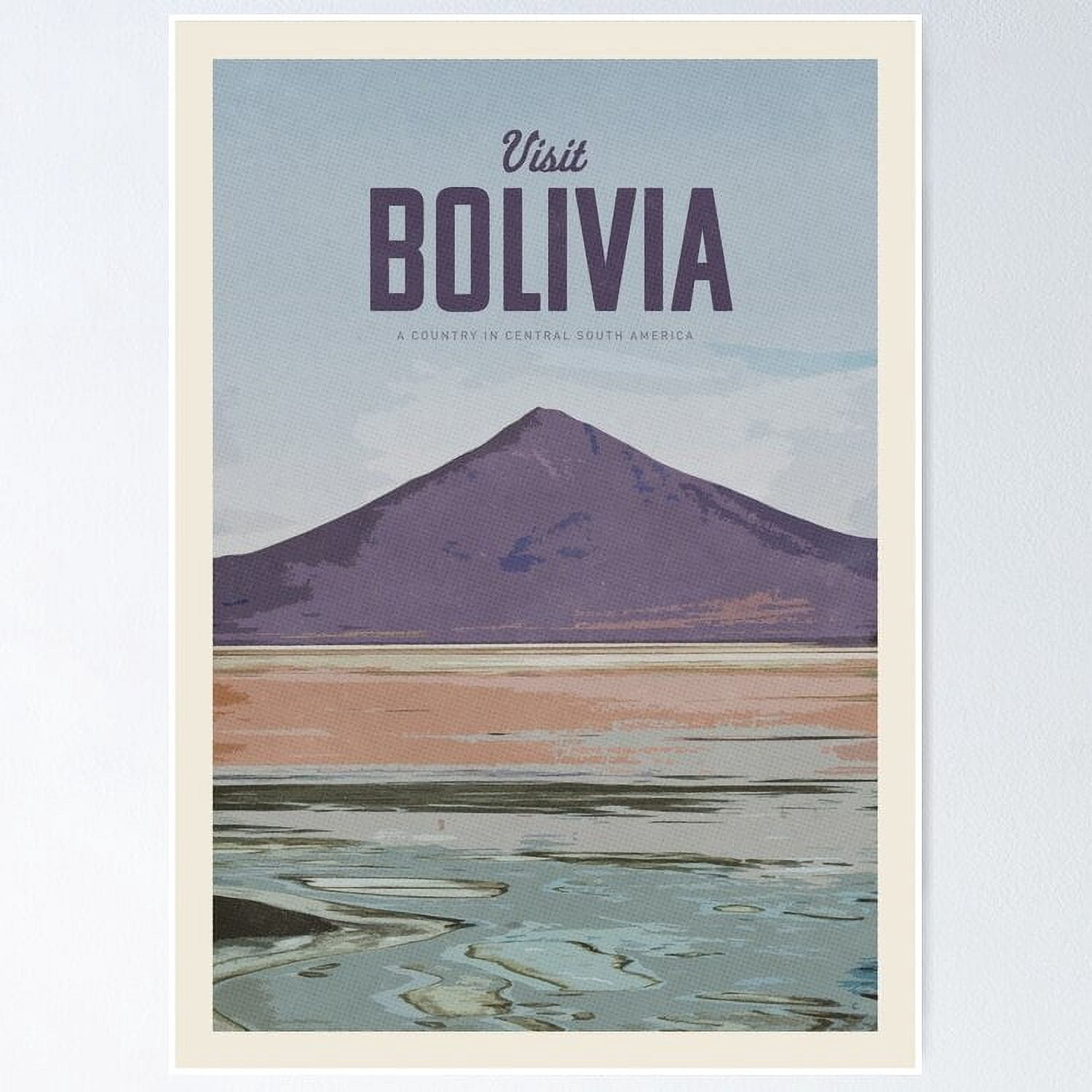 Poster Visit Bolivia Wall Art, Unframed Prints For Home Or Office ...