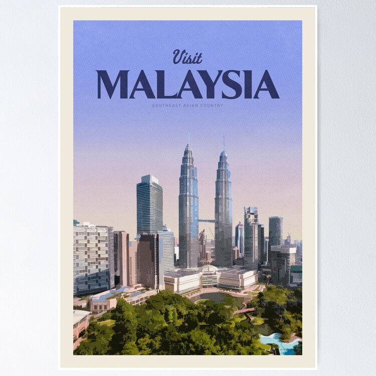 Poster Visit Malaysia Wall Art, Unframed Prints For Home Or Office ...
