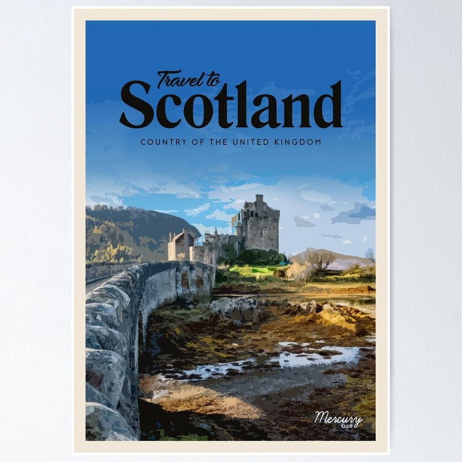 Poster Visit Scotland Wall Art, Unframed Prints For Home Or Office ...