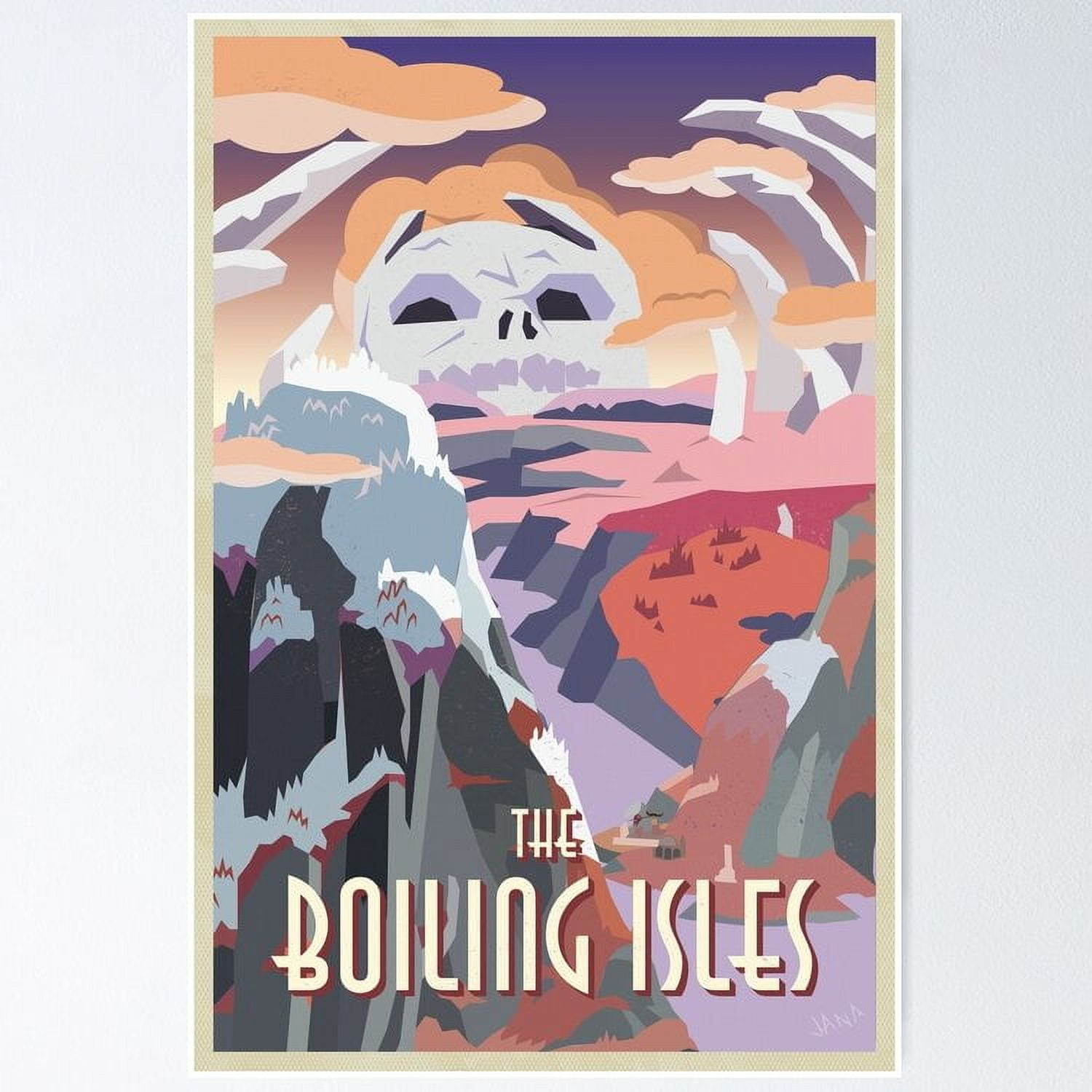 Poster Visit The Boiling Isles - The Boiling Isles Poster No Framed ...