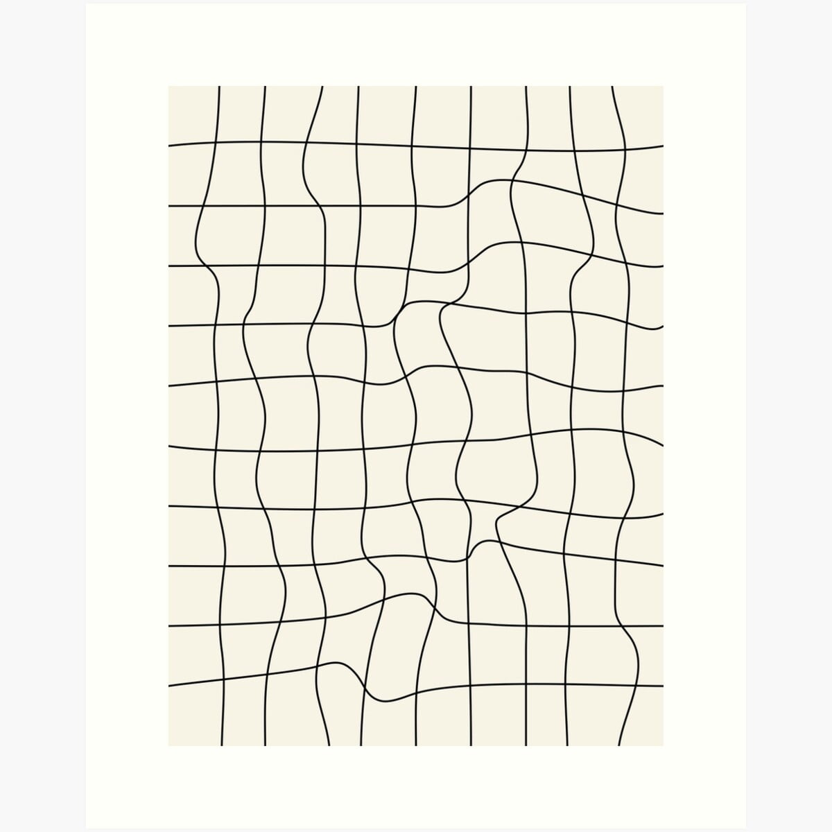 Poster Warp Grid: Off-White Day Edition Poster No Framed, 8x12 ...