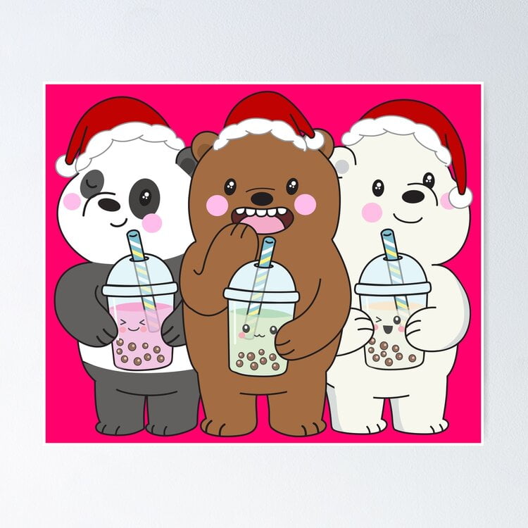 Poster We Bare Bears Poster - No Framed, Vintage Wall Art, Hot Trend ...