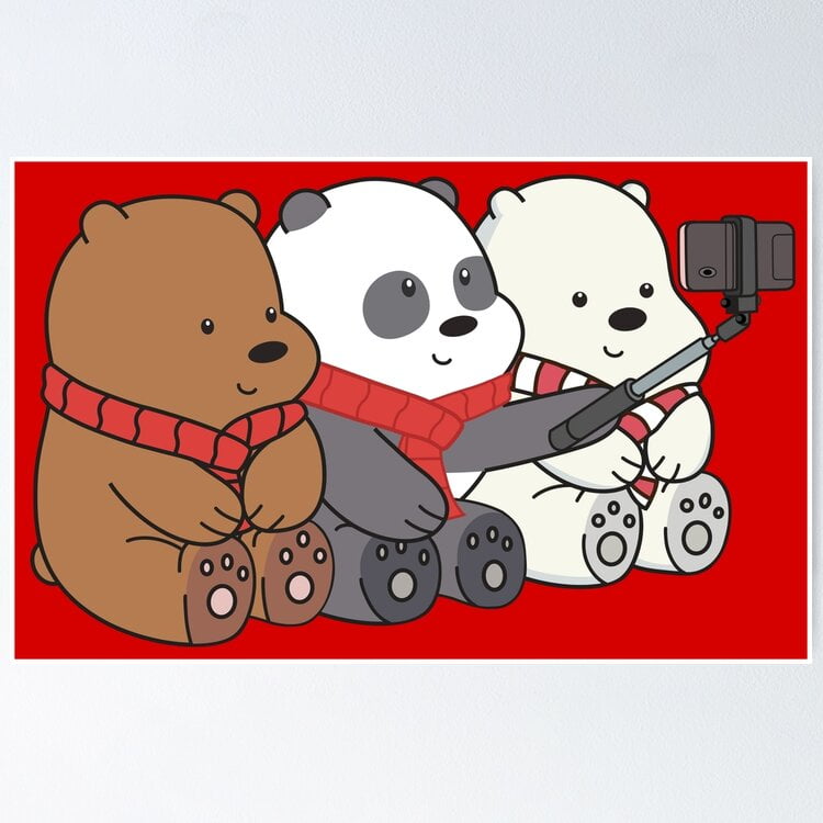 Poster We Bare Bears Poster - No Framed, Vintage Wall Art, Hot Trend ...
