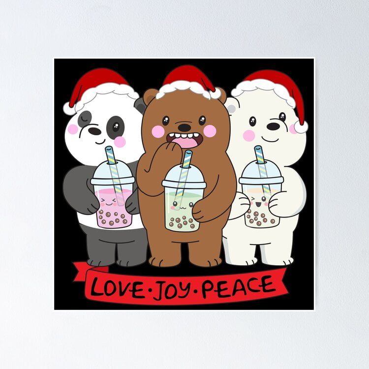 Poster We Bare Bears Poster - No Framed, Vintage Wall Art, Hot Trend ...