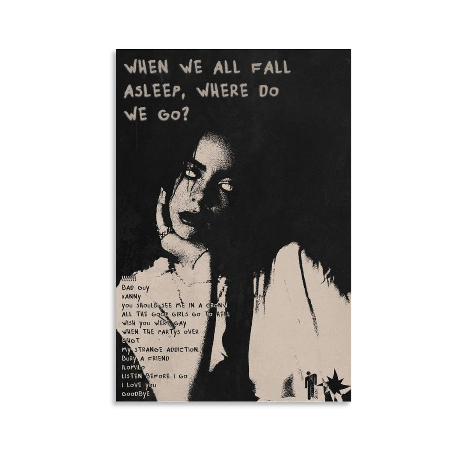 Poster When We Fall Asleep Canvas Art Poster and Wall Art Picture Print ...