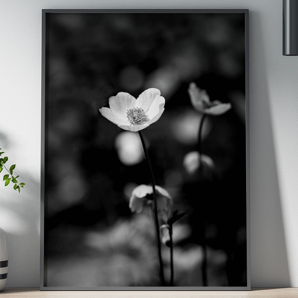 Poster White Flower Poster, Poster, Wall Art, Poster Print, Wall Decor ...