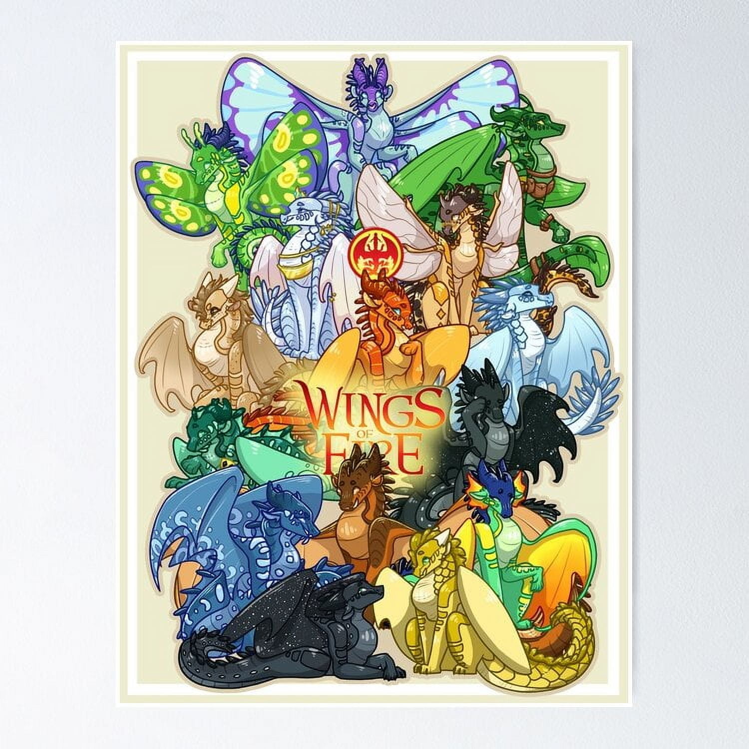 Poster Wings Of Fire Poster No Framed, 12x18 - Walmart.com