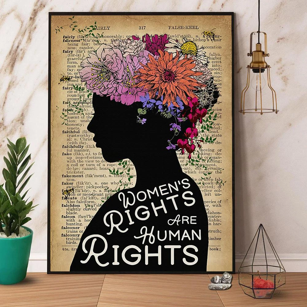Poster Women'S Rights Are Human Rightsictionary Matt- UNFRAMED Poster ...