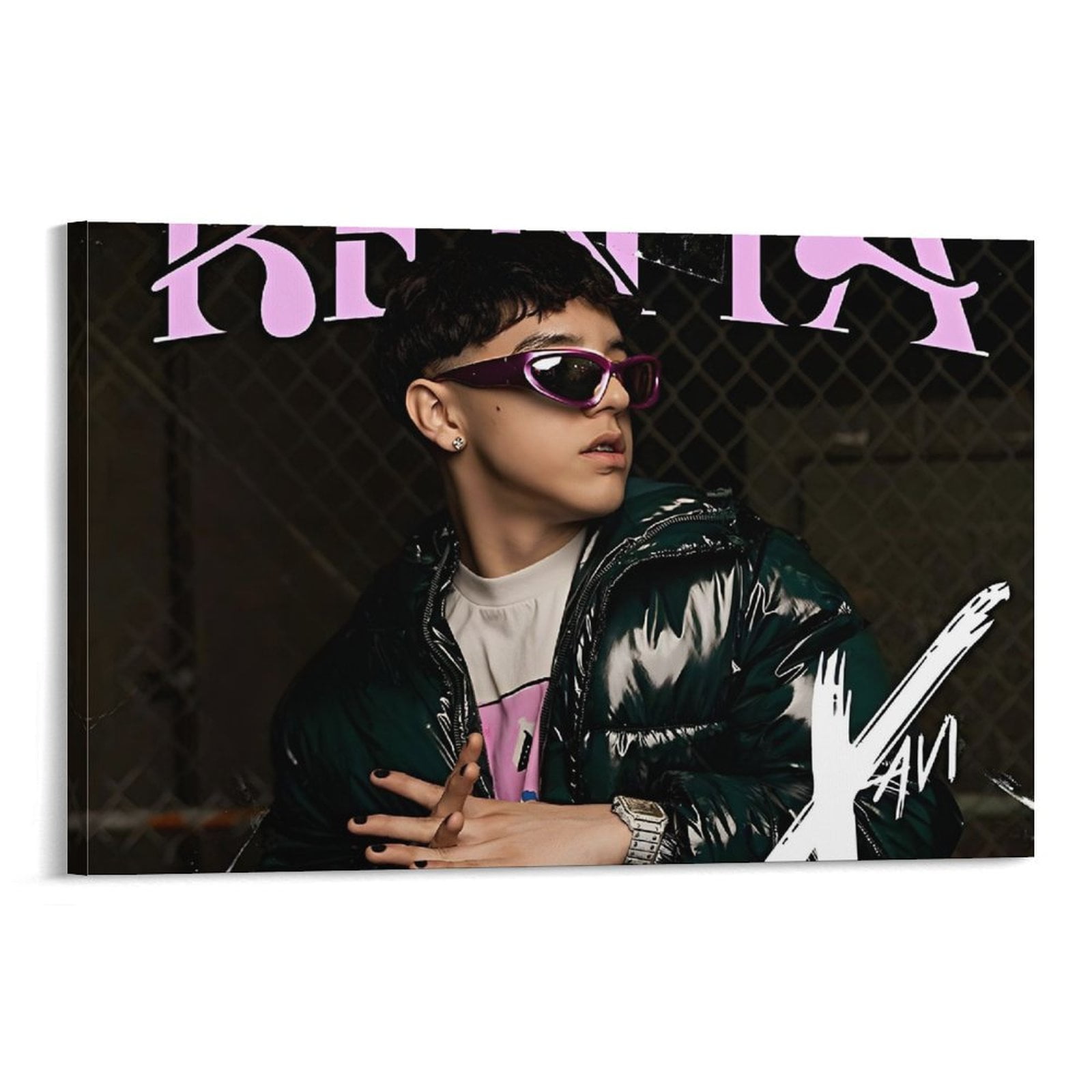 Poster Xavi RAPPER Young Singer Art Posters Wall Art Painting Canvas ...