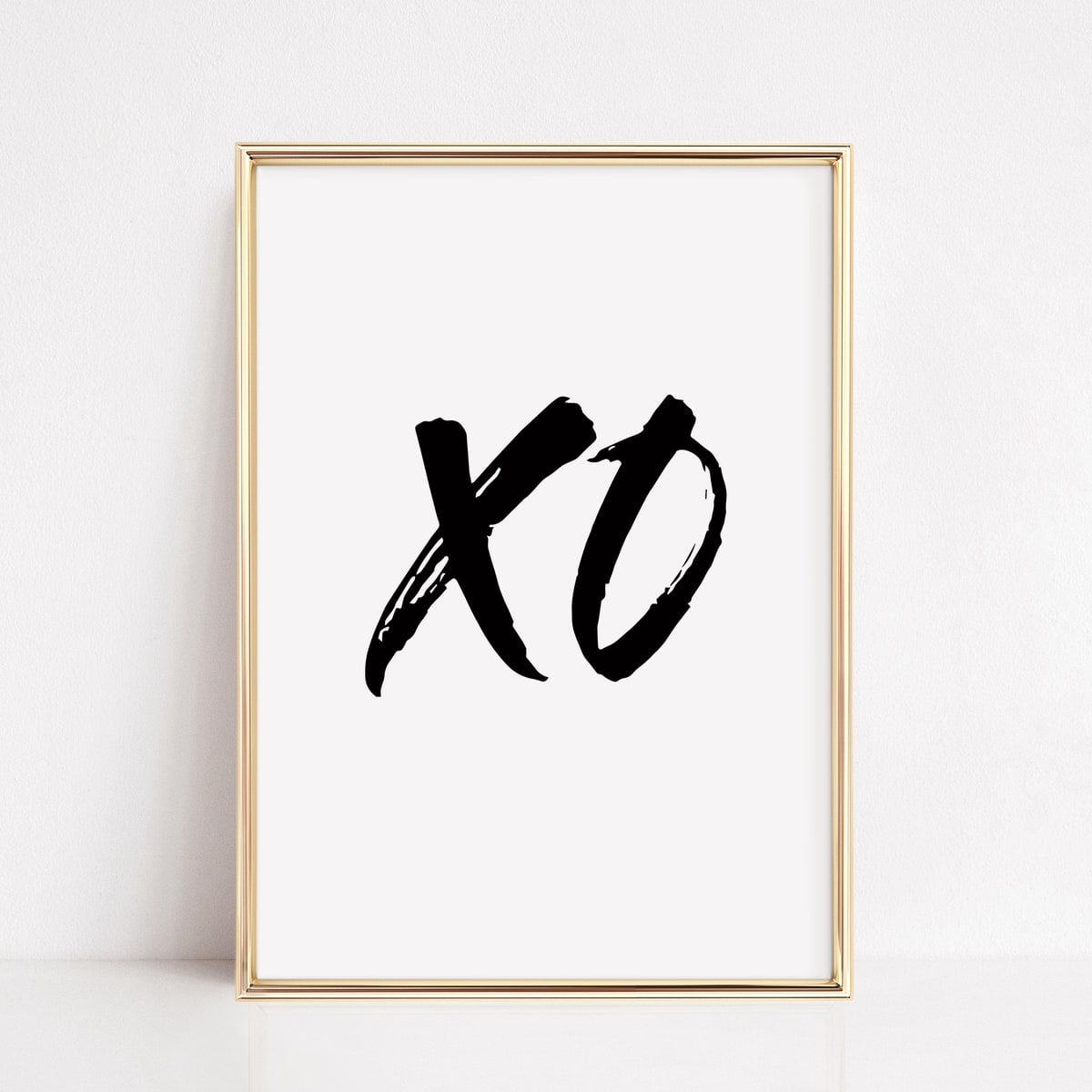 Poster Xo Print, Xo Poster, Black White Bedroom Poster, Typography Wall ...