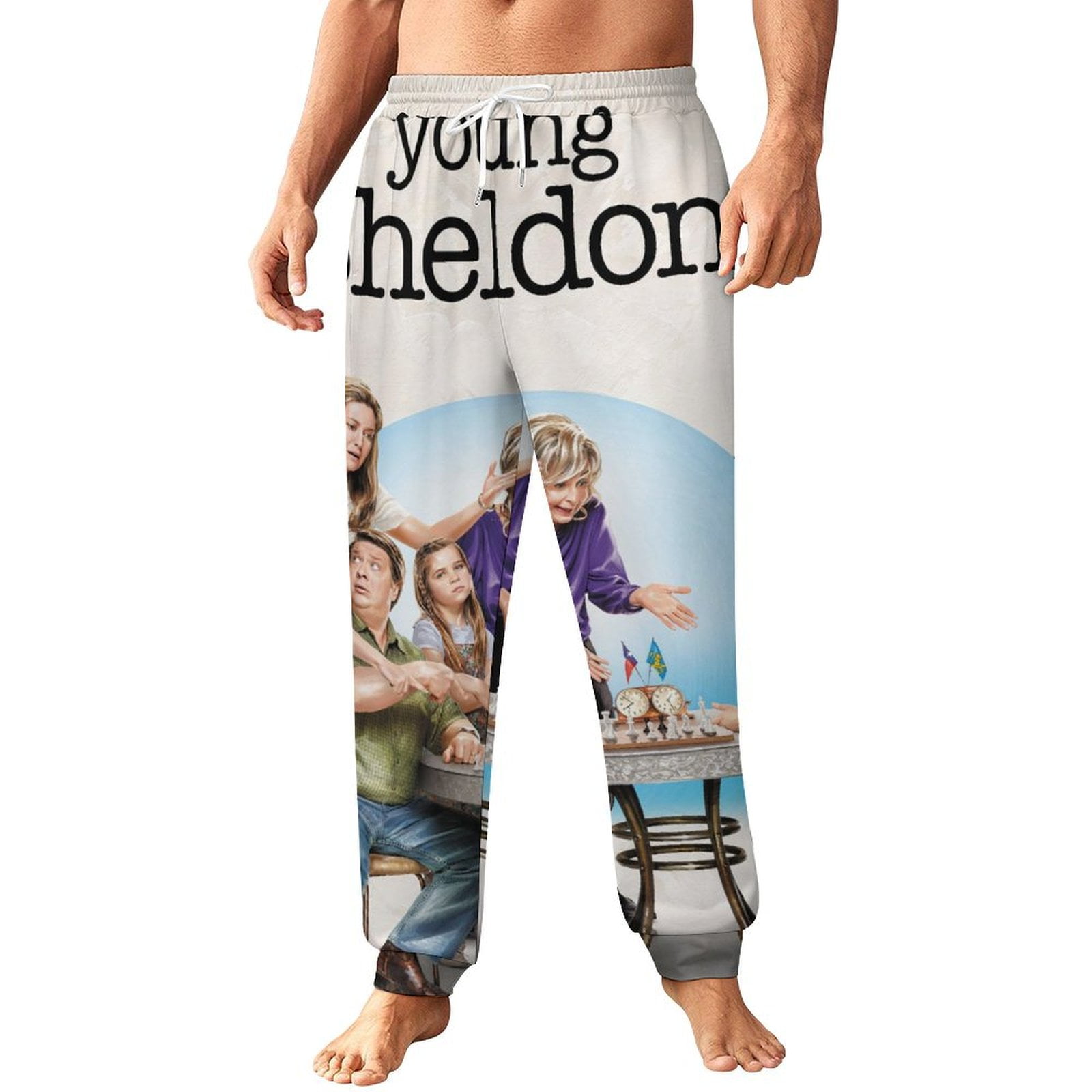 Poster Young Sheldon Adult Sweatpants Joggers Pants Trousers 3D Printed ...