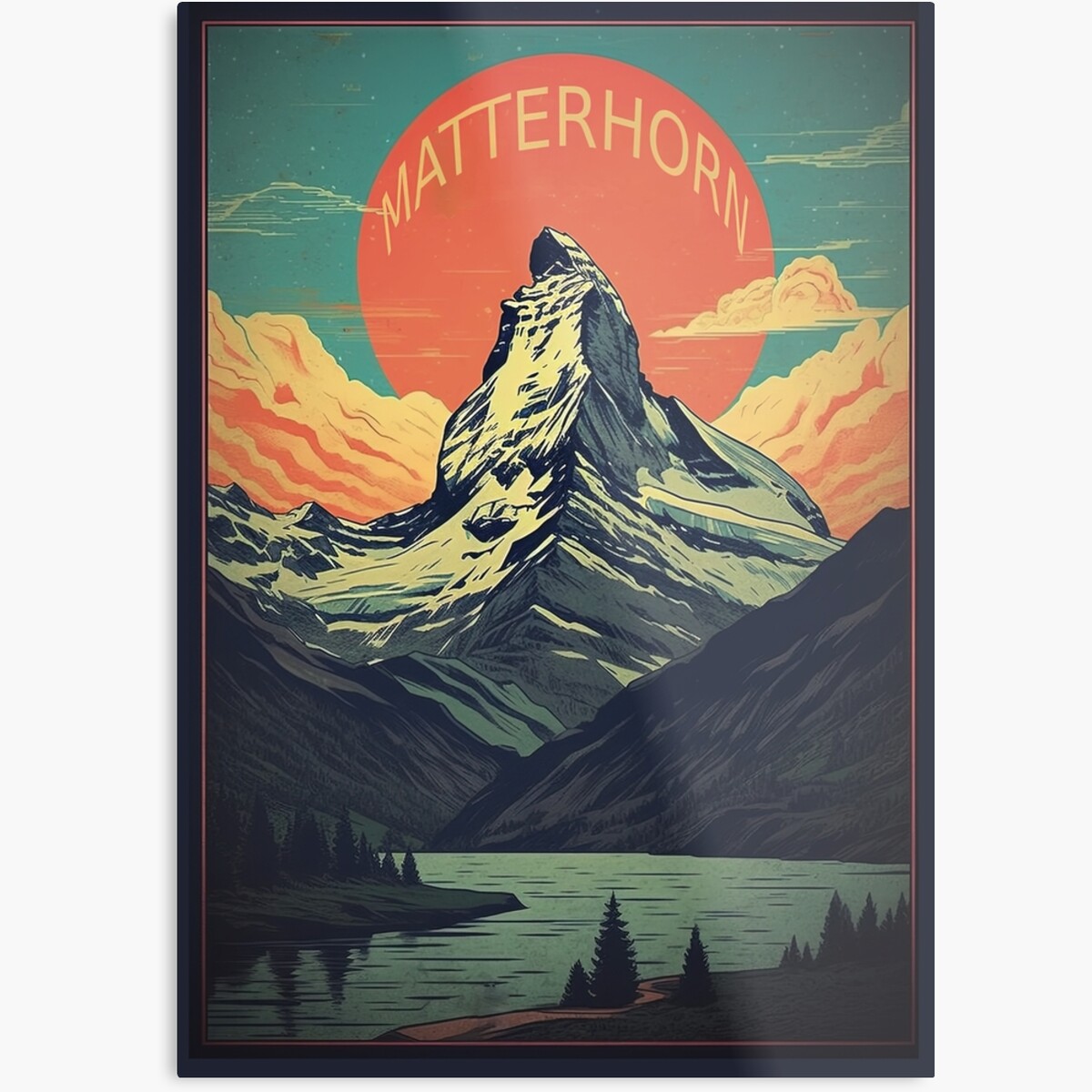 Poster Zermatt,Matterhorn,Switzerland,Ski Poster No Framed, 12x18 ...