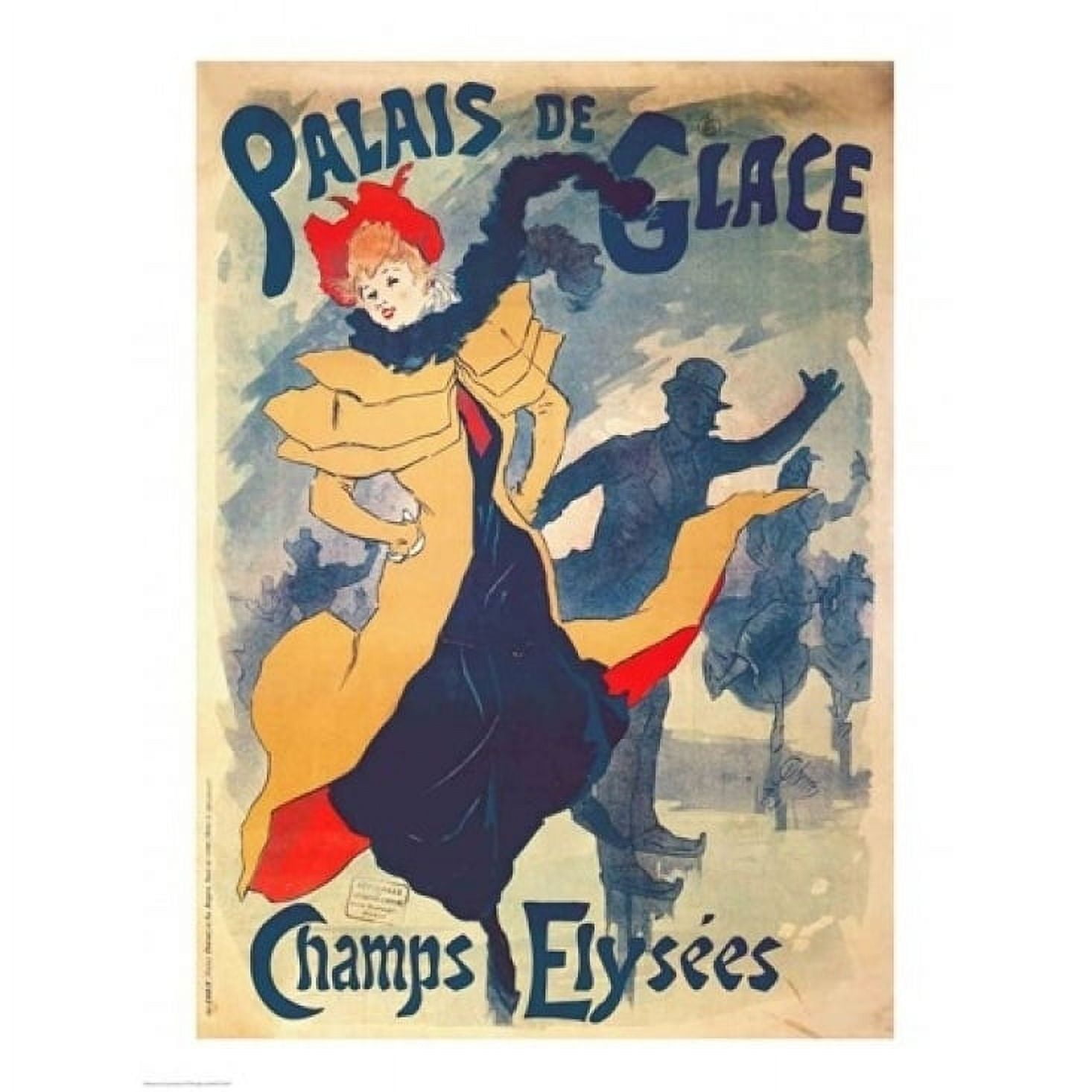 Poster advertising the Palais de Glace on the Champs Elysees Poster ...