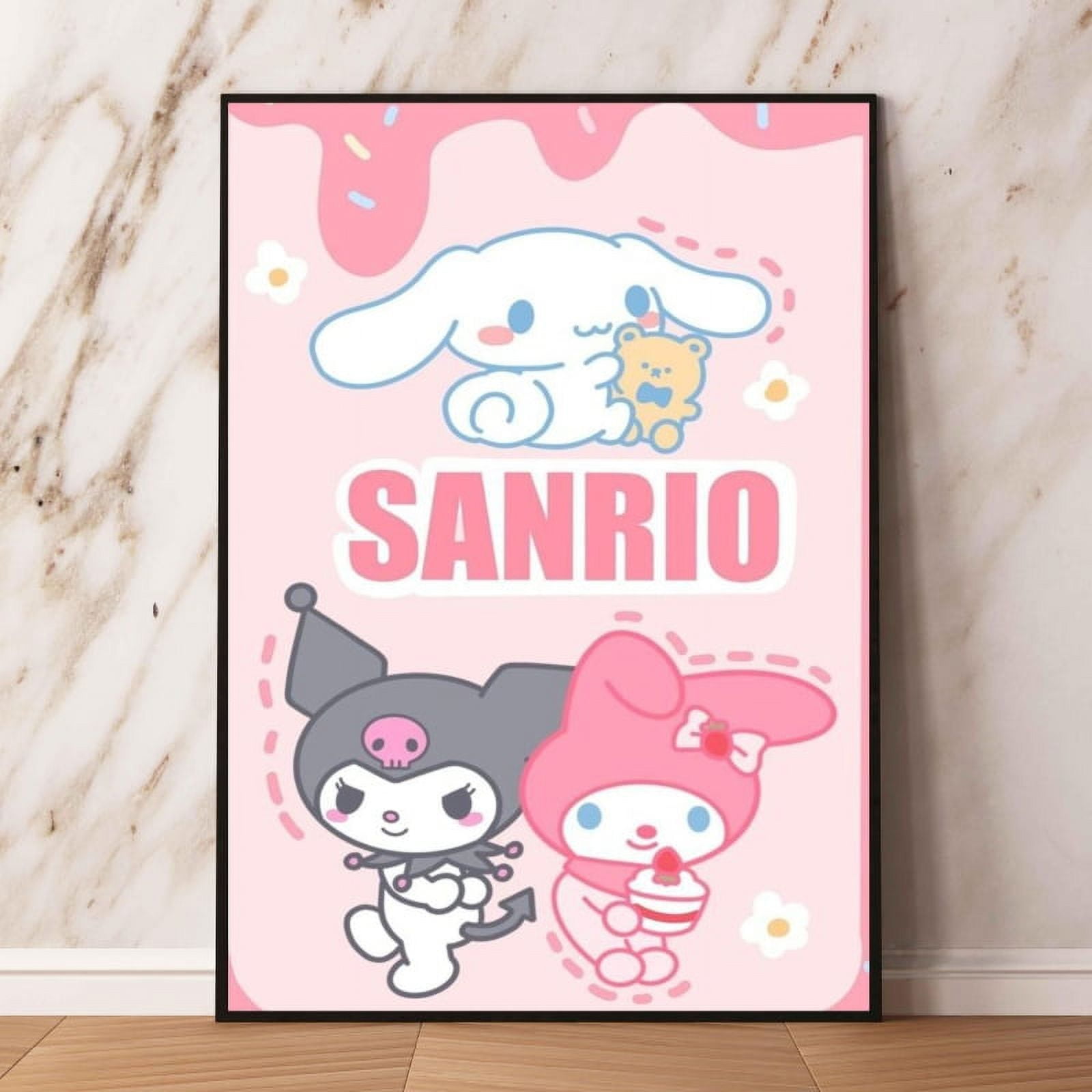 Poster and Painting Melody Kuromi Living Room Kid Action Figures ...