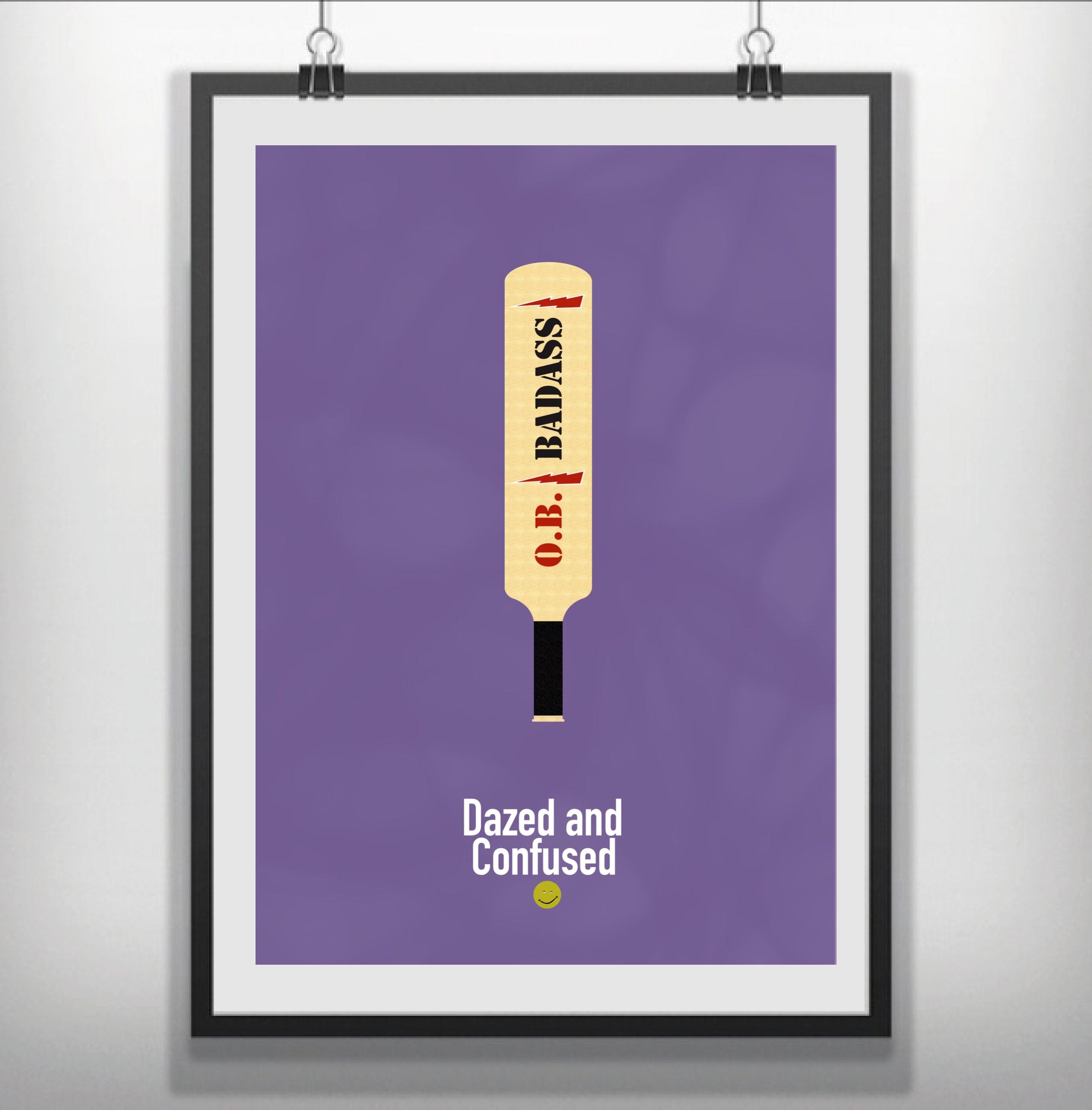 Poster dazed and confused minimal minimalist movie Poster -UNFRAMED ...