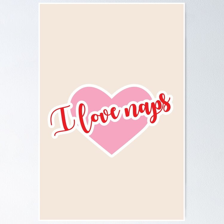 Poster i love naps - Unframed Poster, 24x36 - Walmart.com