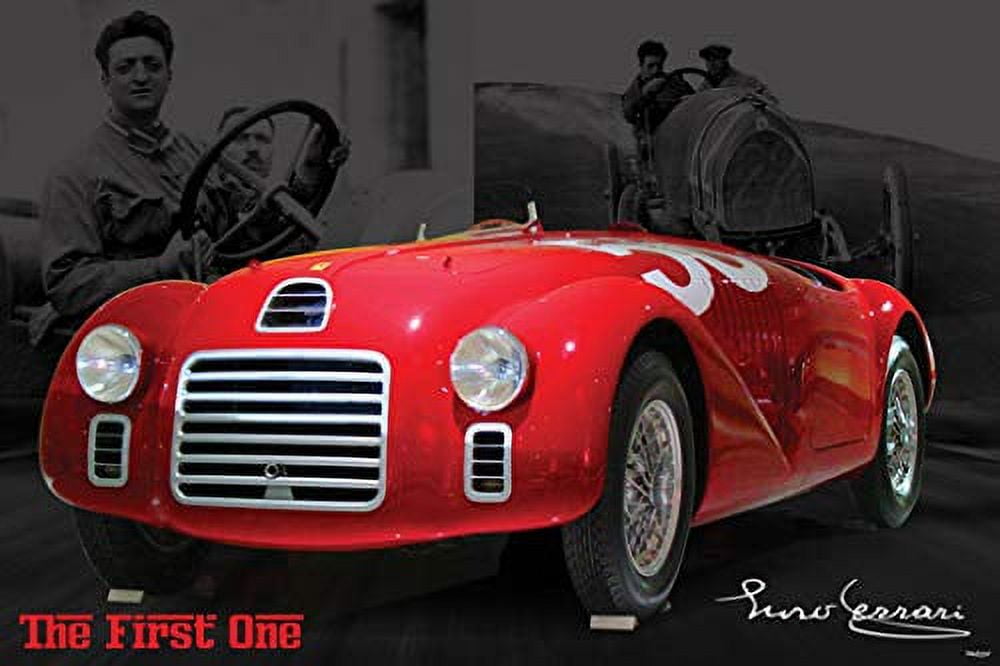 Poster of The Very First Race Car Ever Built by Famous Italian Sports ...