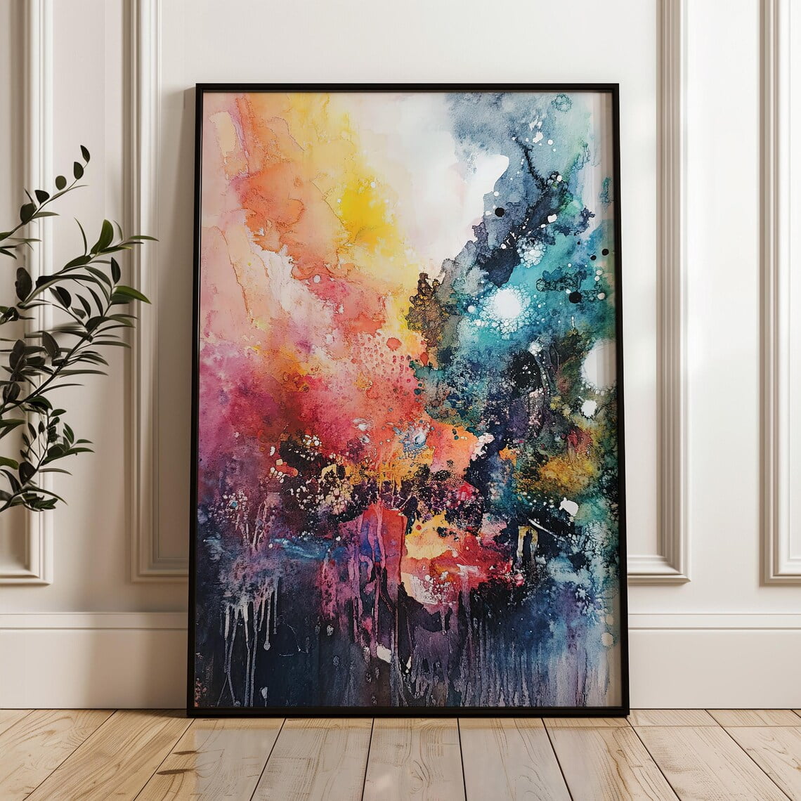 PosterArt Abstract Poster, Modern Vibrant Color Wall Art Print ...