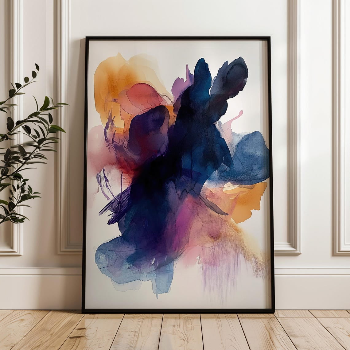 PosterArt Abstract Poster, Vibrant Color Wall Art Print, Modern Living ...