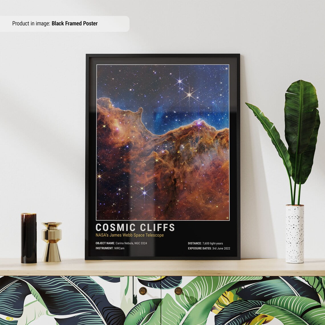 PosterArt Carina Nebula Poster Space Posters James Webb Poster Space ...