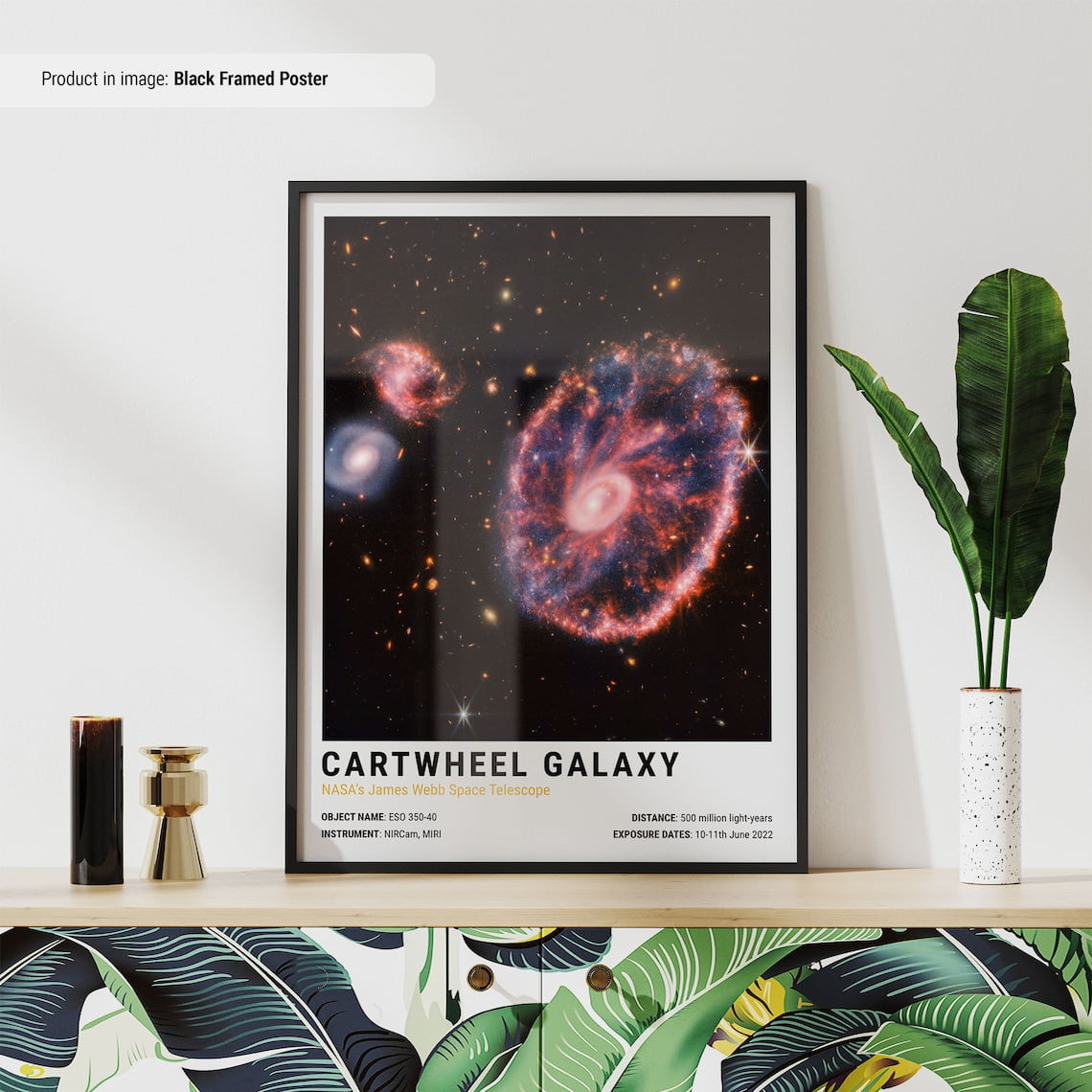 PosterArt Cartwheel Poster Space Posters James Webb Poster Space Wall ...
