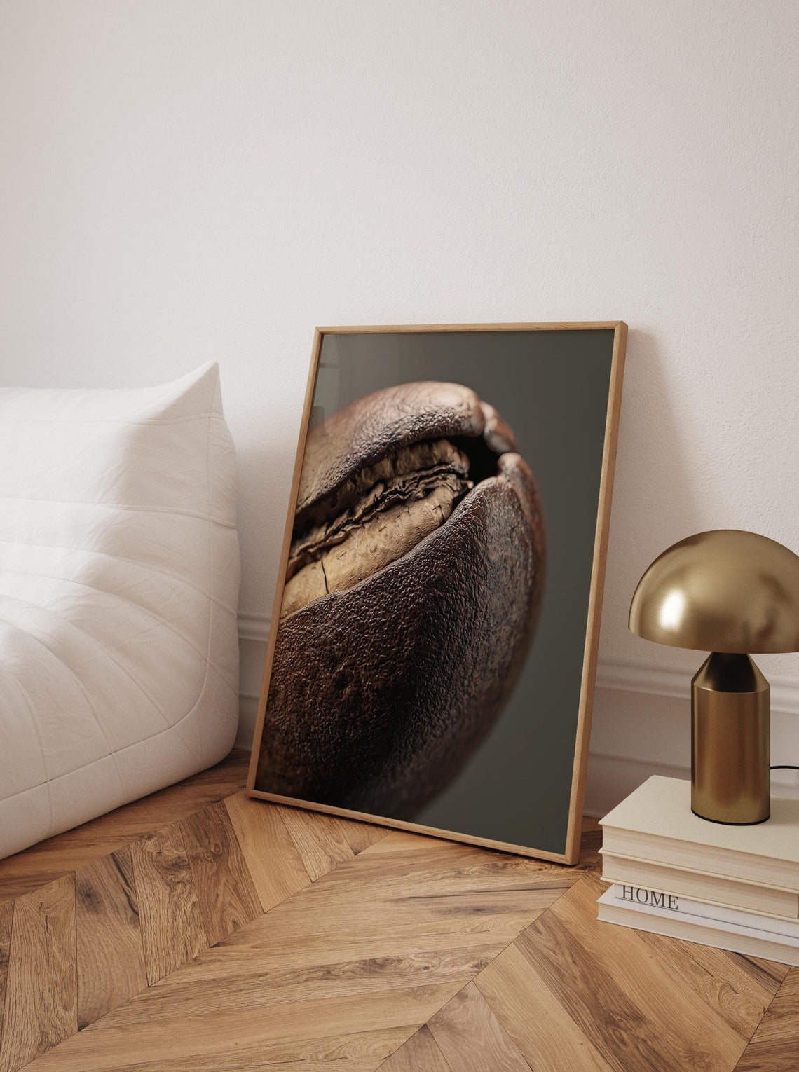 PosterArt Coffee Poster Wall Art, Minimalist Coffee Bean Illustration ...