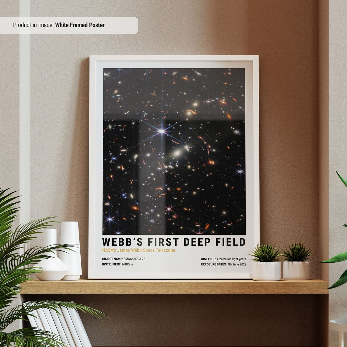 PosterArt Deep Field Poster Space Posters James Webb Poster Space Wall ...