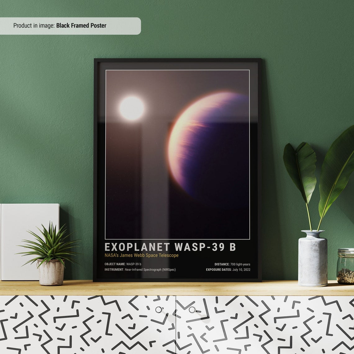 PosterArt Exoplanet 39 b Poster Space Posters James Webb Poster Space ...