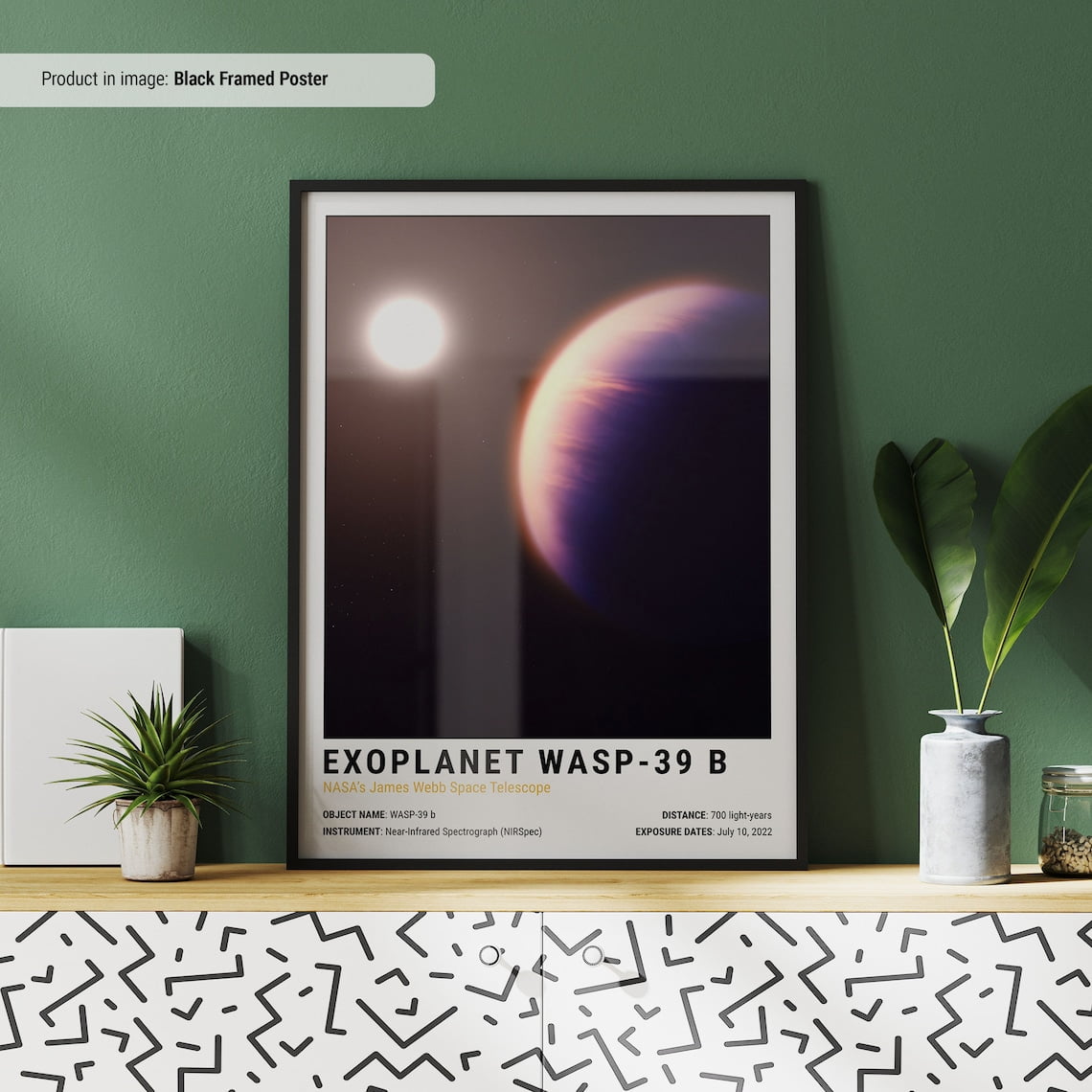 PosterArt Exoplanet 39 b Poster Space Posters James Webb Poster Space ...