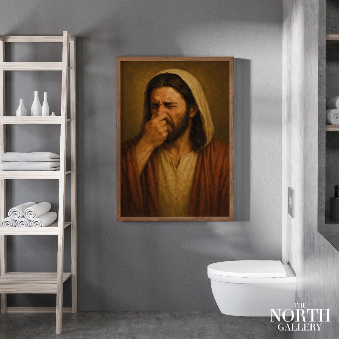 PosterArt Fun Renaissance Style Poster Wall Art Classic Religious ...
